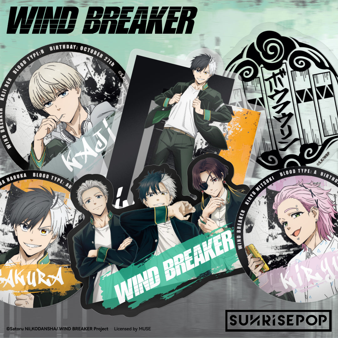 Wind Breaker - Sticker Set (6 Styles) – SUNRISEPOP